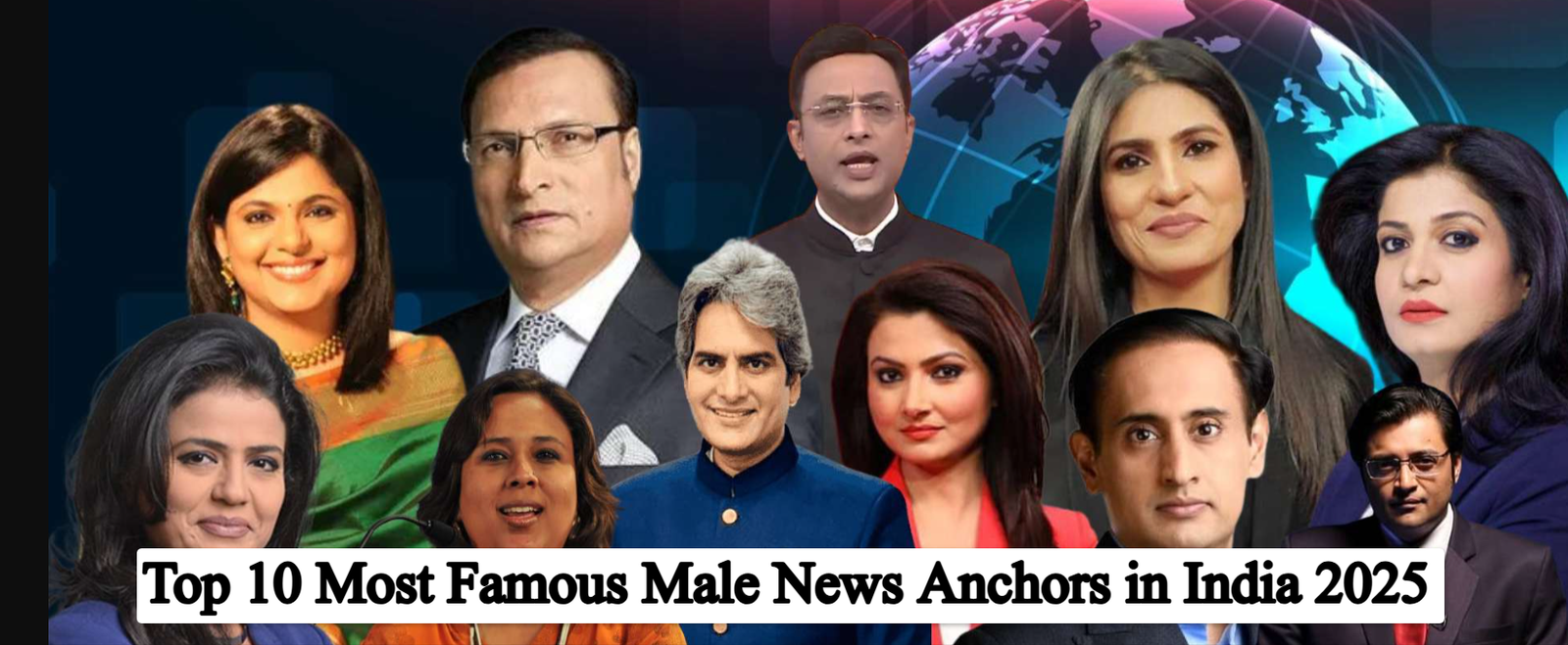 Top 10 Most Famous Male News Anchors in India 2025 - Frisky Story