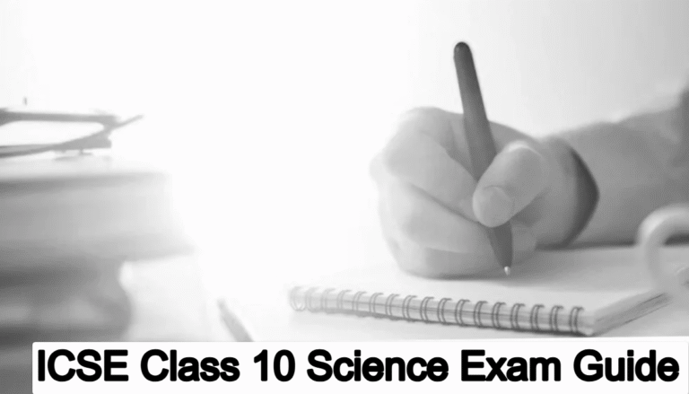 ICSE Class 10 Science Exam Guide - Frisky Story